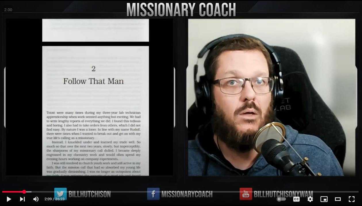 Bill Hutchison - Serving in YWAM