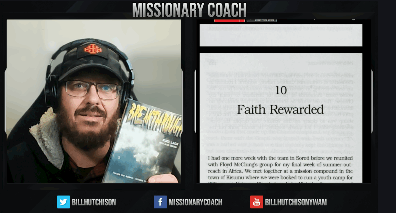 Bill Hutchison - Serving in YWAM